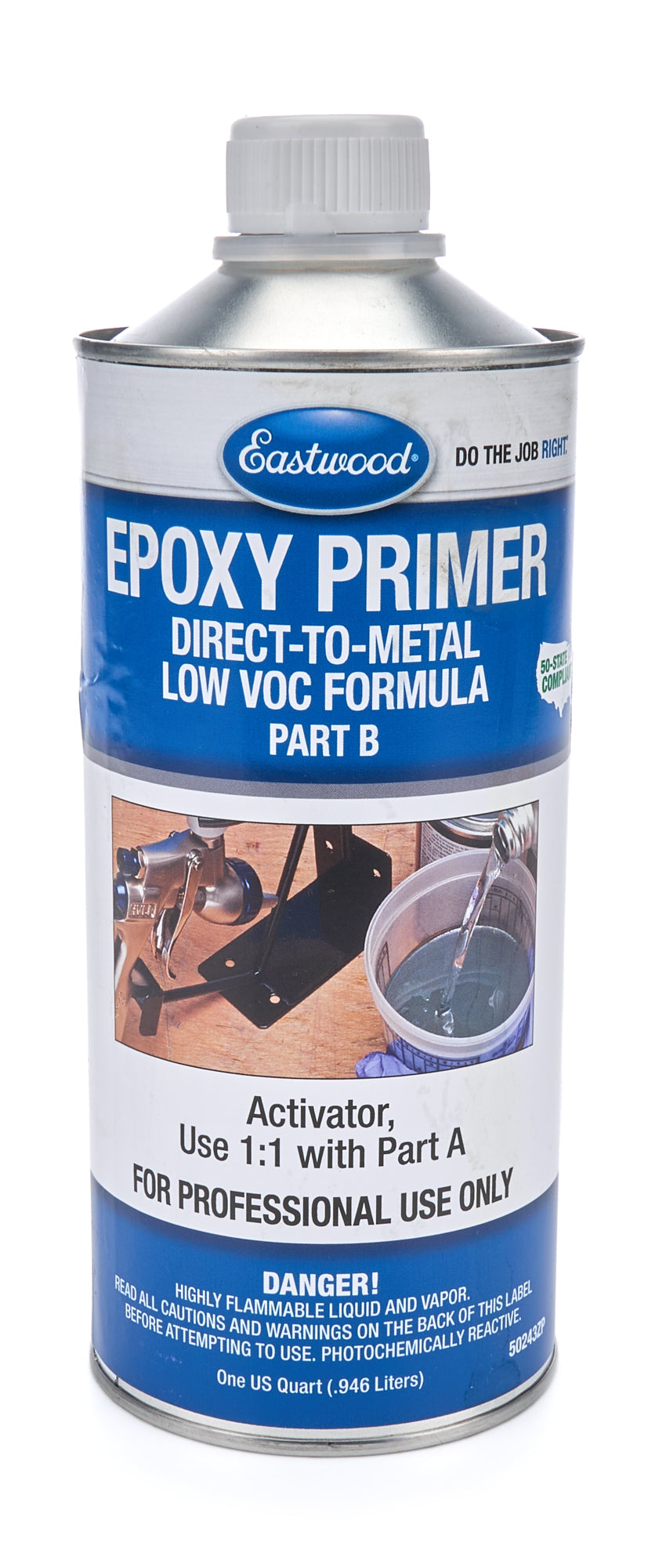 Eastwood - Epoxy Primer Catalyst 1:1 Quart - 50243ZP – Goldie's ...